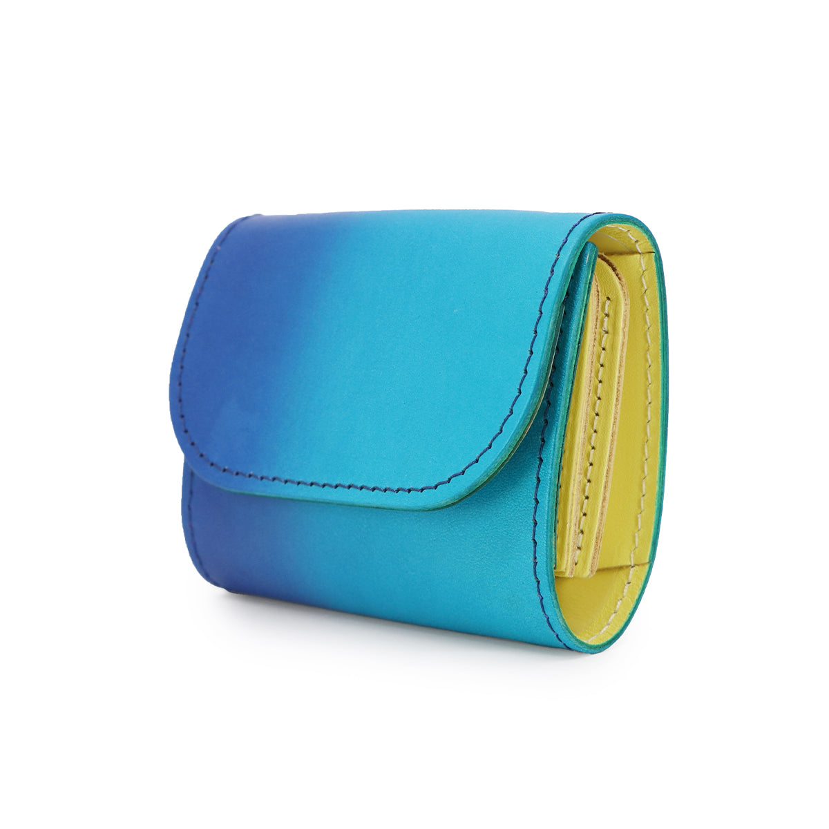 Cotocul Gradation Mini Wallet Blue lemon – Shoes Republic