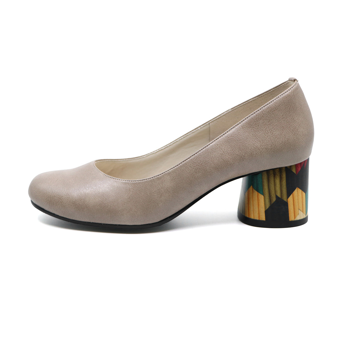 PIYO3 Dark Oak Structure Heels – Shoes Republic