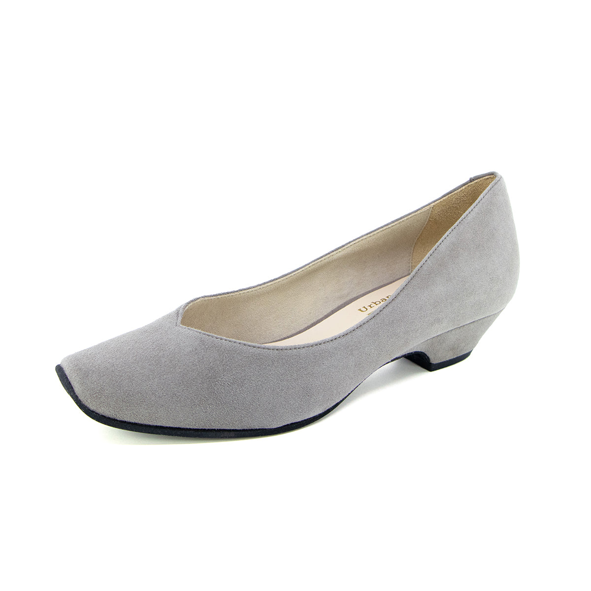 Urara Grey Cone Heels – shoes republic